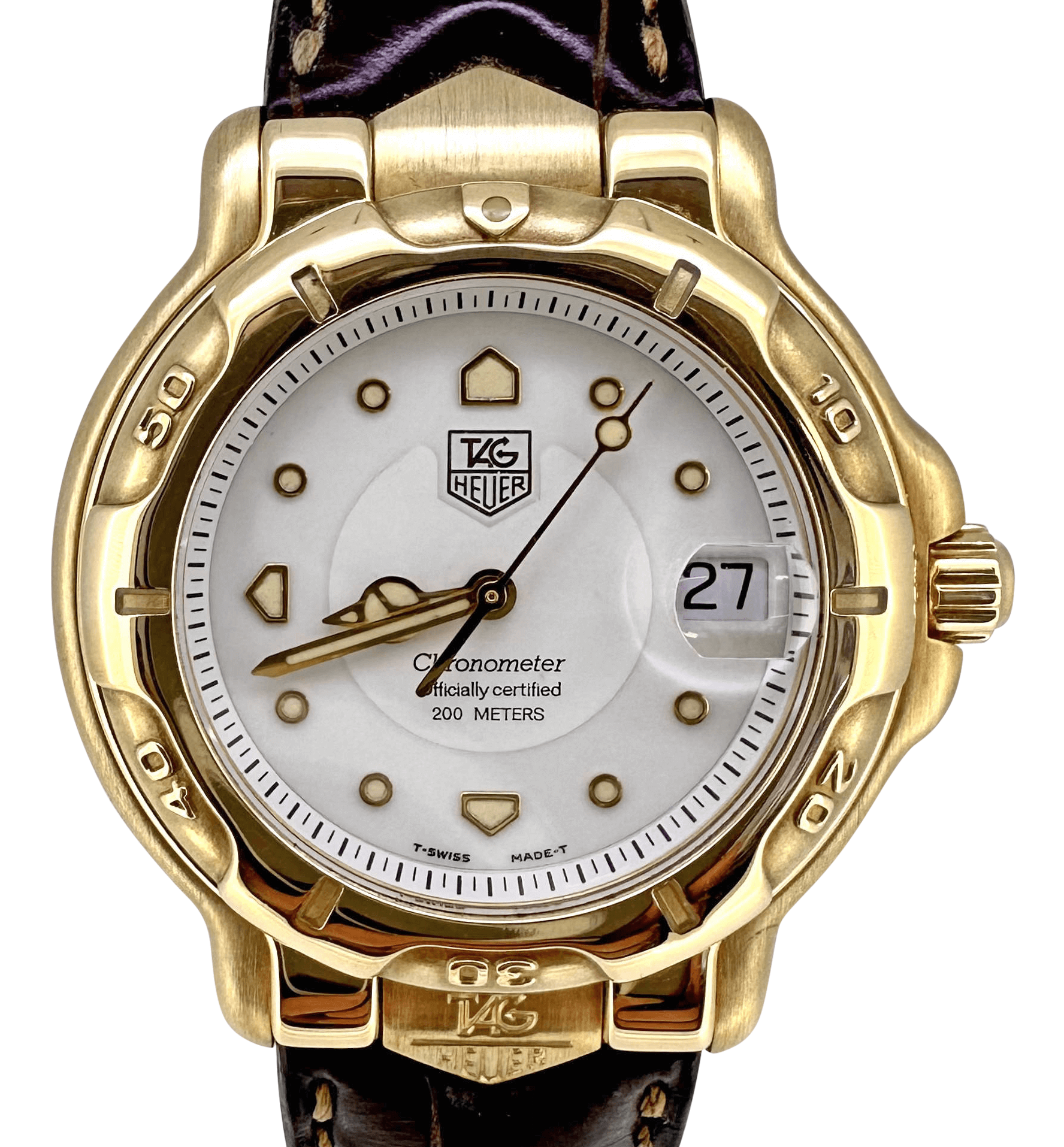 TAG Heuer Professional 6000 Series 18K Y/G | The Watch Culture